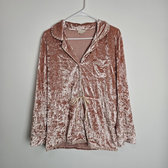 POL | Jackets & Coats | Pol Clothing Size S Crushed Velvet Smoking ...